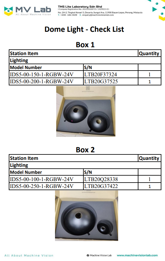dome series - Machine Vision Lab